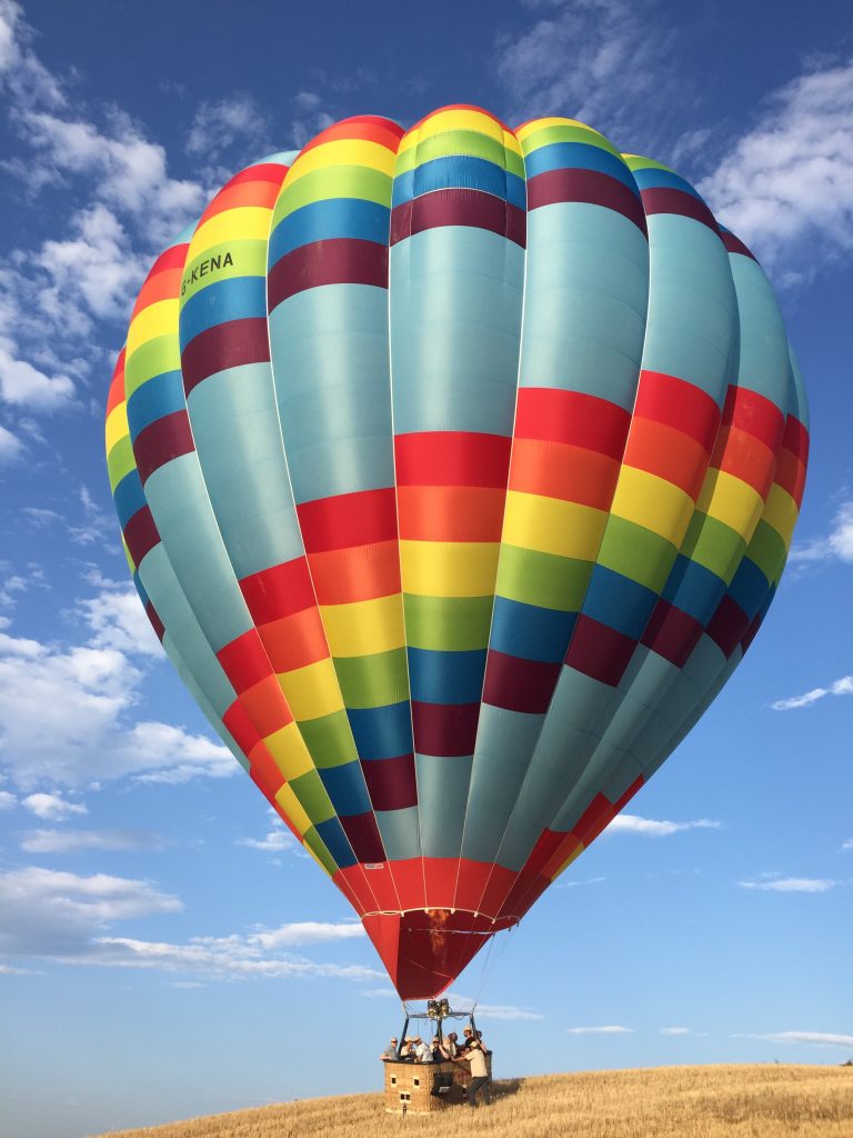 Flying in a Hot Air Balloon over Val d'Orcia with Ballooning in Tuscany